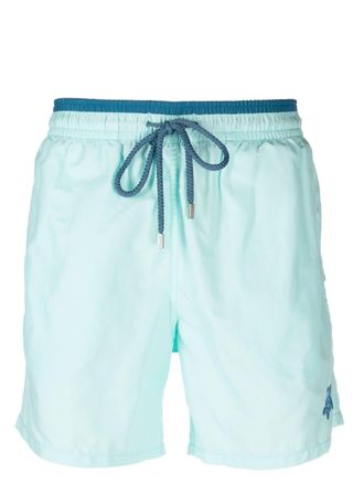 Vilebrequin Badeshorts mit Kordelzug - Blau
