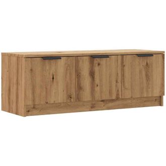 vidaXL Meuble tv ch&ecirc;ne artisanal 102x35x36,5 cm bois ding&eacute;nierie Vidaxl