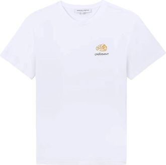 Maison Labiche Homme, Tops, Blanc, Taille: L Tee-shirt Popincourt Croissant