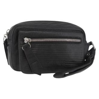 Loewe Pre-owned Leder Clutch Bag - - Pre-owned - Damen - Schwarzk - ONE SIZE
