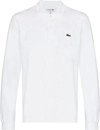 Lacoste Homme, Tops, Blanc, Taille: L Polo L.12.12 Classique Manches Longues Coupe Standard