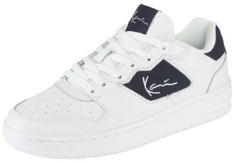 Karl Kani Sneaker KARL KANI 89 CLASSIC, Herren, Gr. 42,5, wei&szlig;, dunkel blau, Leder, Schuhe Sneaker