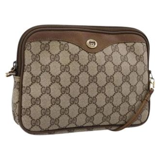 Gucci Sac bandouli&egrave;re vintage GG Canvas Pre-owned - Femme - Pre-owned - Brun - Taille: ONE Size