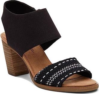 Toms Sandales &agrave; talons hauts Majorca pour femme, Noir/multicolore, 43.5 EU