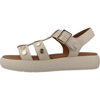 Geox Femme, Chaussures, Beige, Taille: 37 EU Sandales D Camalei