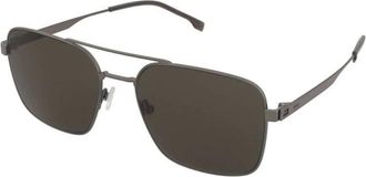 HUGO BOSS unisex, Accessoires, Gris, Taille: 58 MM Double-bridge Lunettes de soleil