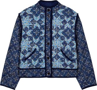 Louise Misha Veste Omotayo Midnight Star Patchwork Coton Bio - Collection Femme Louise Misha