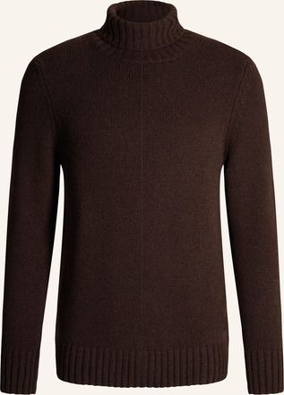 Windsor Windsor. Cashmere-Rollkragenpullover Ecosio braun