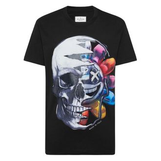 Philipp Plein Rundhals-T-Shirt - - Tops - Herren - Schwarzk - L