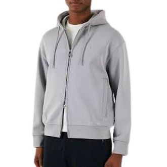 Emporio Armani Kapuzen-Sweatshirt mit Rei&szlig;verschluss - - Sweatshirts & Hoodies - Herren - Grau - S