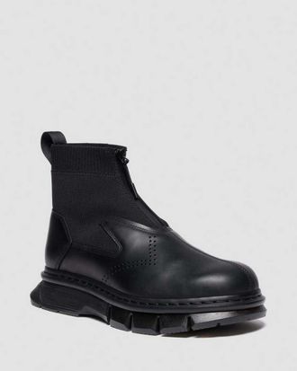 Dr. Martens Leder 14Xx Qubist Stiefel Mit Reissverschluss in Schwarz, Gr&ouml;&szlig;e: 36