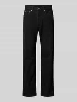 Calvin Klein Jeans Straight Fit Jeans mit Label-Detail