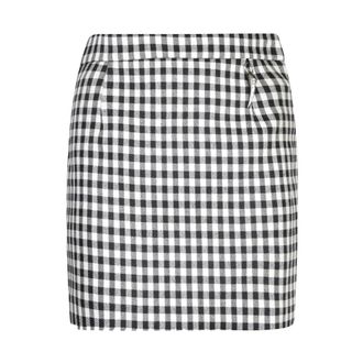 Roberto Cavalli Gingham Mini Skirt - - Skirts - Damen - Schwarzk - M