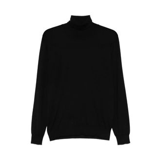 Fedeli Stylischer Pullover Mu007124 - - Knitwear - Herren - Schwarzk - XL