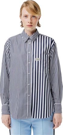 Lacoste Bandier Hemd f&uuml;r Damen, Baumwolle (Marine)