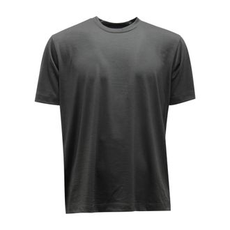 Mazzarelli Super 120s Wollpullover Marrakech Stil - - Tops - Herren - Grau - L