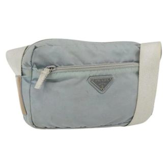 Prada Sac bandouli&egrave;re Vintage en nylon Pre-owned - Femme - Pre-owned - Bleu - Taille: ONE Size