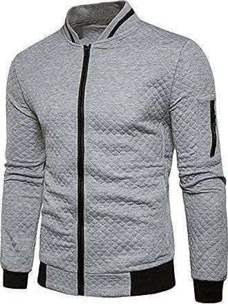 Generic Surv&ecirc;tement de sport en coton pour homme - Sans capuche - En coton - Tenue de loisirs &eacute;l&eacute;gante - Surv&ecirc;tement de sport pour homme - Manches longues - P