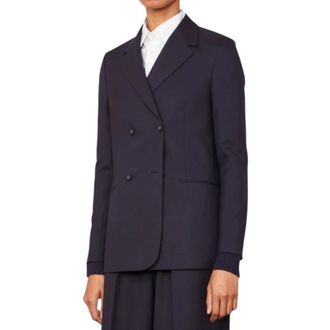 Officine G&eacute;n&eacute;rale Hilda Blazer - - Jackets - Damen - Blau - 2XS