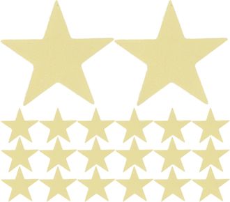 Cabilock Goldenes Sternenkonfetti 078 Zoll Tischstreukonfetti aus Glitzerpapier f&uuml;r Partys Hochzeiten Geburtstage und Jubil&auml;en Dekoratives Sternen Konfetti zum