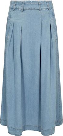 Co'Couture Femme, Jupes, Bleu, Taille: 40 FR Jupes Midi