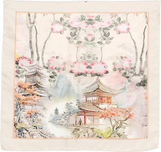 D'Aniello Graphic-print Scarf