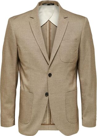 Selected Herren Slhslim-gabe Structure Blz B Noos, Light Brown Melange, 54