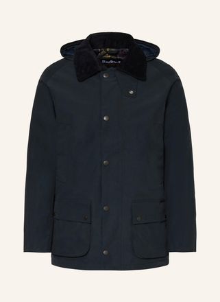 Barbour Jacke Winter Ashby Mit Abnehmbarer Kapuze blau