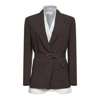 Blanca Vita Femme, Vestes, Brun, Taille: 40 FR Goody Belted Blazer