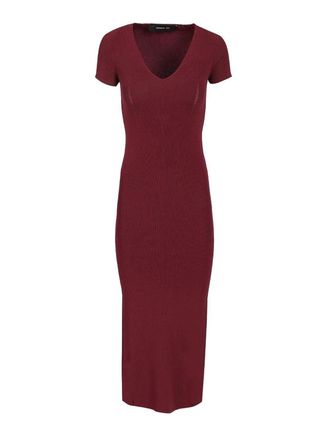 Federica Tosi Robe Au Genou - Rouge Brun
