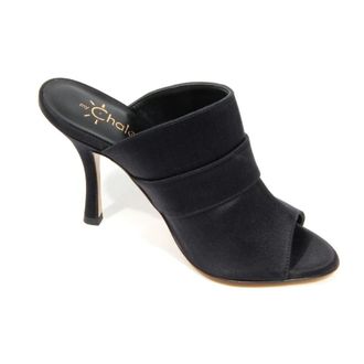 My Chalom Satin Sandalen Made in Italy - - Shoes - Damen - Schwarzk - 38 EU