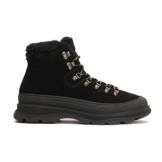 Kazar Schn&uuml;rstiefel aus schwarzem Wildleder - - Shoes - Herren - Schwarzk - 42 EU