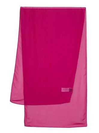 Pinko foulard à effet de transparence - Violet