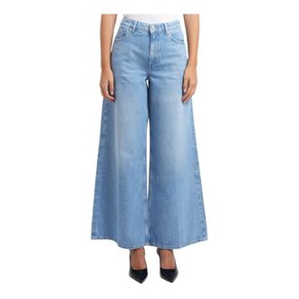 HUGO BOSS Jean 937_16 coupe large - Femme - Jeans - Bleu - Taille: W30