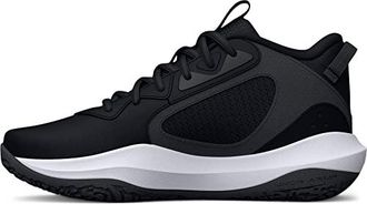 Under Armour Chaussures de Basketball Unisexe Grade School UA Lockdown 6 - Court Performance - Noir - Taille 38 EU, Noir, 38 EU