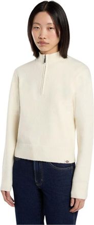 Dickies Femme, Pulls, Blanc, Taille: 42 FR Col roul&eacute;