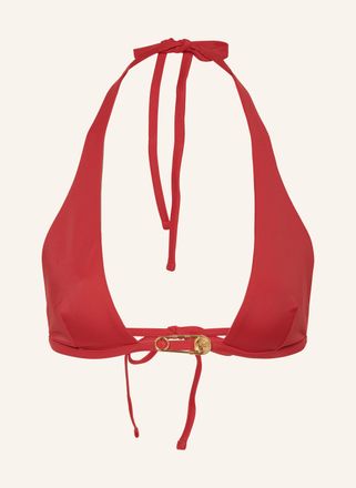 Versace Triangel-Bikini-Top rot