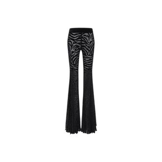 Roberto Cavalli Gold Ray Samthose Schwarz Weiblich - - Trousers - Damen - Schwarzk - XS
