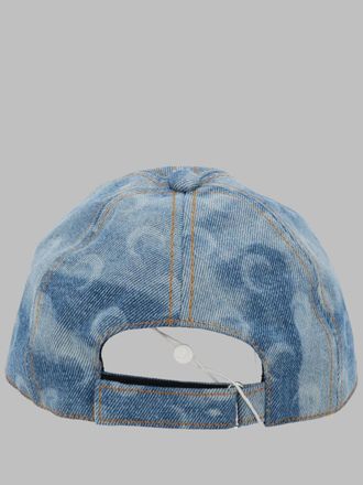 Marine Serre UHG048A_CDEN0011BL05 Baseball Cap - Blue