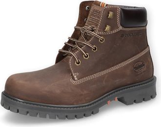 Dockers by Gerli Herren Combat Boots, Männer Stiefeletten,uebergangsschuhe,uebergangsstiefel,schnürstiefel,Stiefel,Bootee,Schoko,47 EU