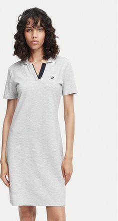 Beverly Hills Polo Club Kleid f&uuml;r den Alltag P-SS26W-ABP526591-0461 Grau Regular Fit