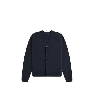 Fred Perry Cardigan droit col V en laine