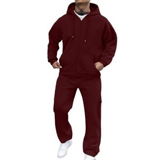 Generic Ensemble Homme, Surv&ecirc;tement Homme Hiver 2 Pi&egrave;Ces Chaud et Confortable Automne Hiver Surv&ecirc;Tements Jogging Large Streetwear Ado Gar&ccedil;On Ensemble 2 Pi&egrave;ces