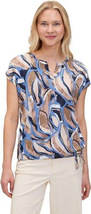 Betty&Co Kurzarmshirt Damen Casual-Shirt mit Tunnelzug (1-tlg)