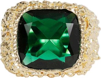 Veneda Carter Large Square Emerald Ring