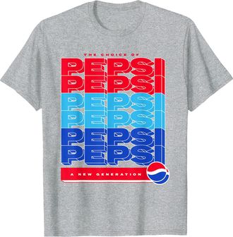 Pepsi Die Wahl einer neuen Generation Retro 90er T-Shirt