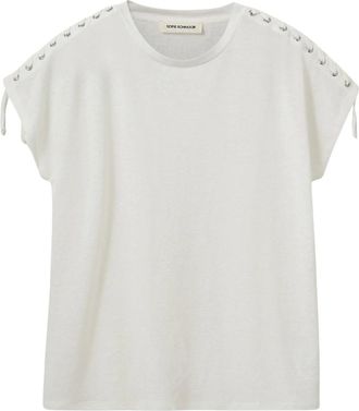 Sofie Schnoor Femme, Tops, Blanc, Taille: 44 FR T-Shirt