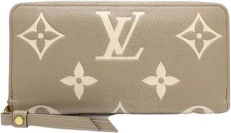 Louis Vuitton Portefeuille Long (bi-pli) Pre-owned - Femme - Pre-owned - Beige - Taille: ONE Size