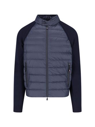 Moncler Padded Virgin Wool Cardigan