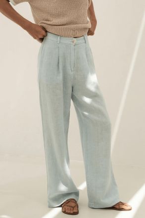 N&auml;z Damen vegan Hose Mara Hellblau